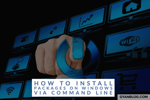 How to Install packages from command line and Dockerfile with ...
