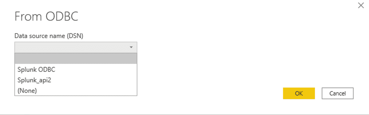 Power BI - How to Connect to Splunk live connection with odbc Splunk ...