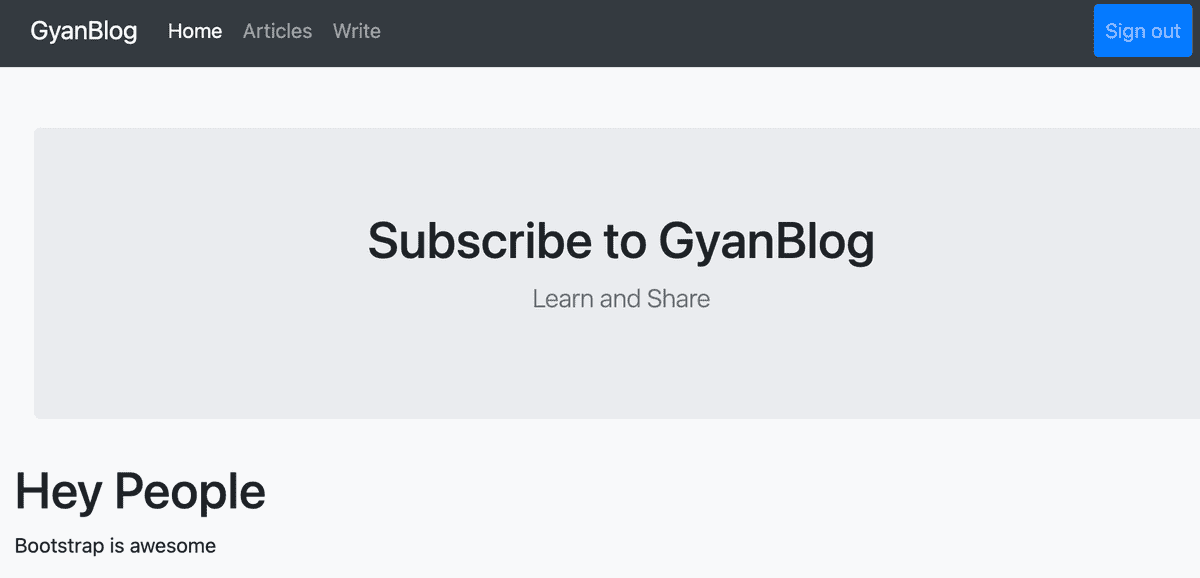 How To Use Signin Signout Buttons In Nextjs Bootstrap Project With Next Auth Gyanblog