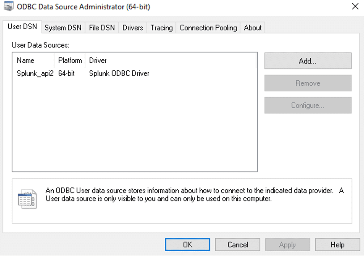 Power BI - How to Connect to Splunk live connection with odbc Splunk ...