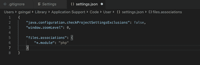 Visual Studio Code - How to associate file extension to a known programming language | GyanBlog